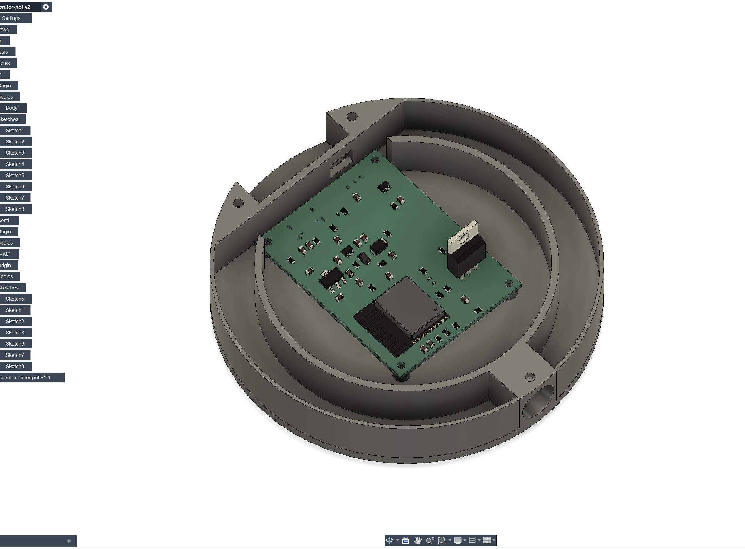plant moisture monitoring pot - Hardware Project - Blueprint
